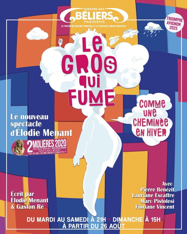 « Le Gros Qui Fume Comme Une Cheminée en Hiver » au Théâtre des Béliers ...